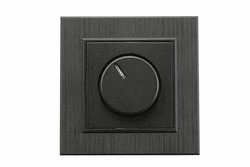 Диммер Makel "Karea", Line Star, встроенный монтаж, черный