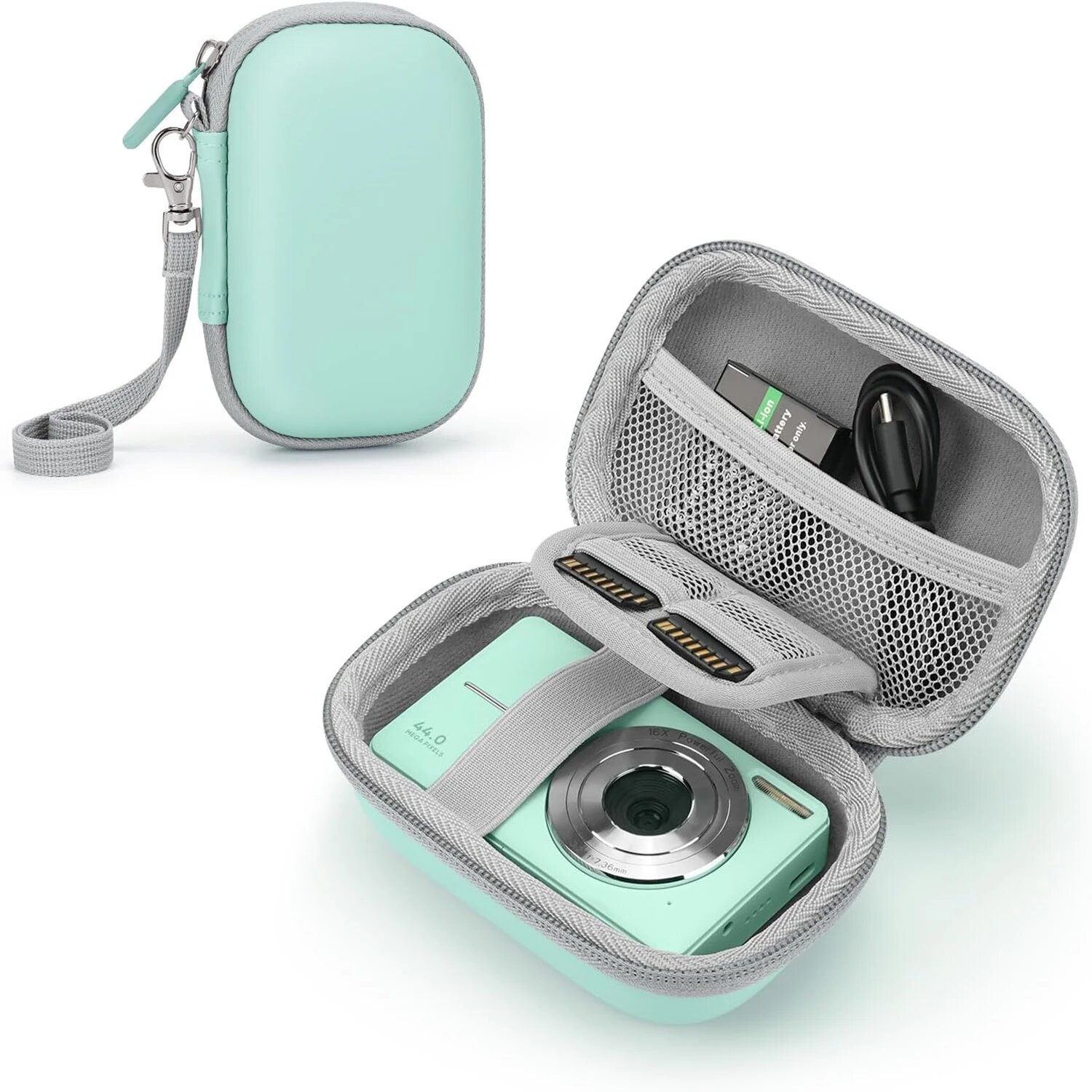 Чехол для камеры Yinke Kodak Pixpro FZ55, зеленый