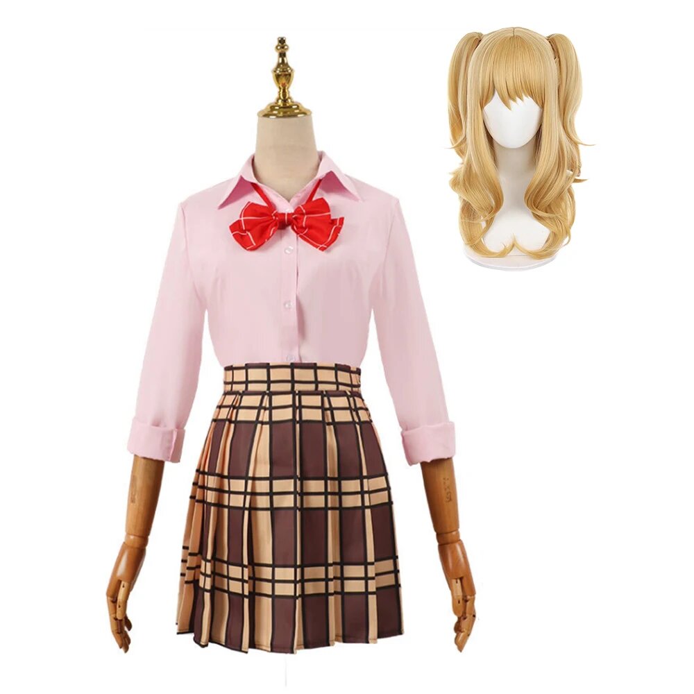 Косплей костюм Аниме Цитрус Айхара Юзу/Мэй Розовый, XL, Costume Wig A