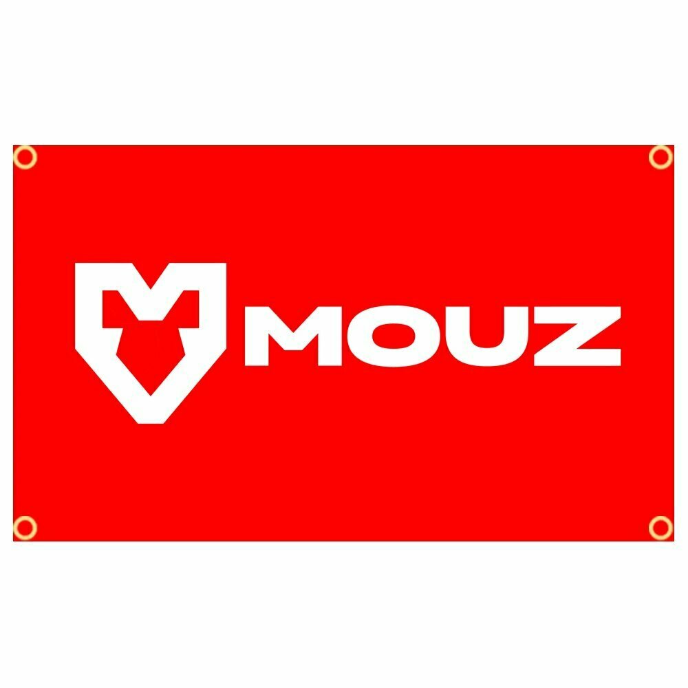 Флаг CS GO MOUZ Squads Красный, 120 x 180cm, FG90QJY041207