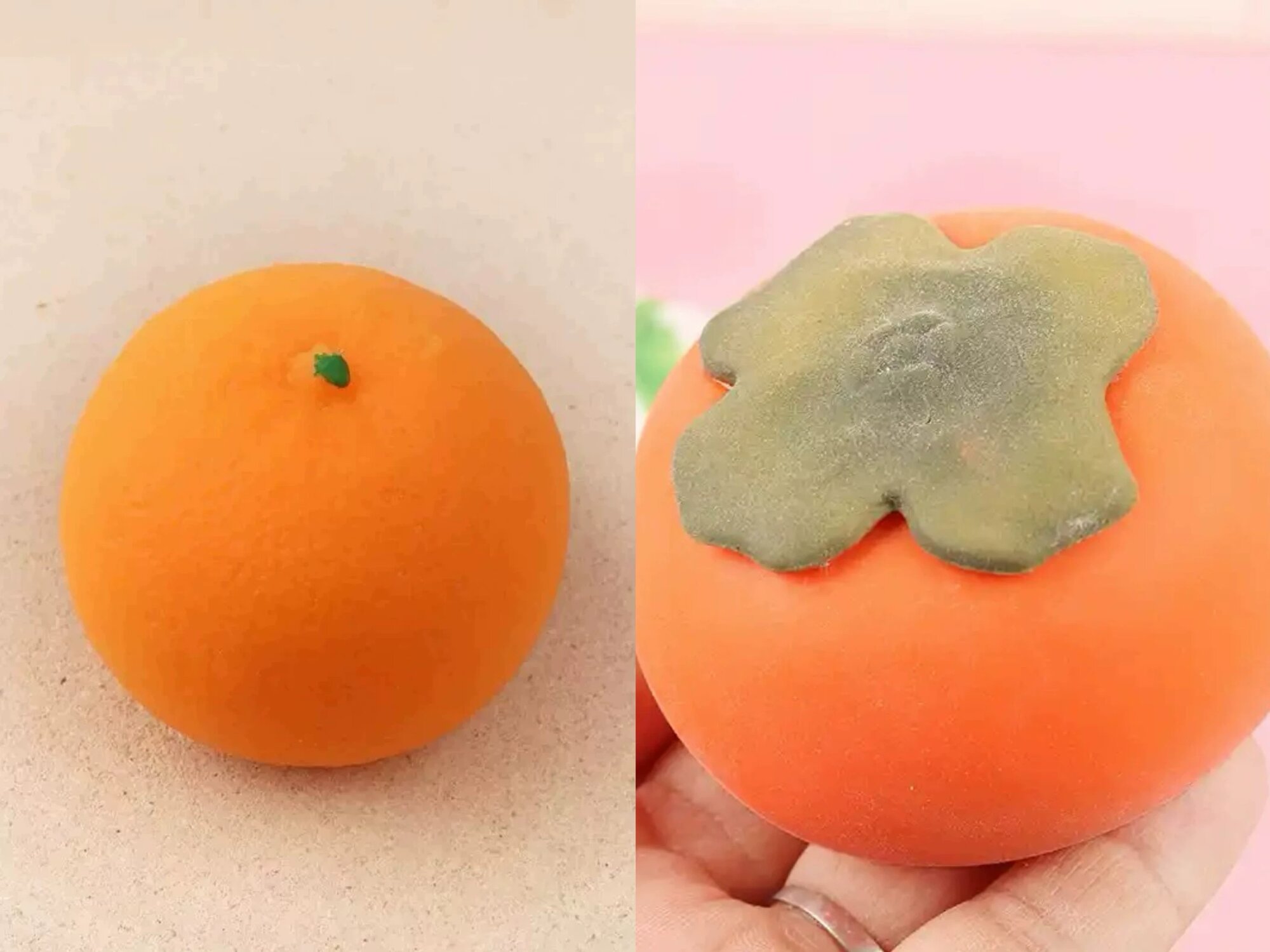 Креативная игрушка из искусственных фруктов сладкого апельсина для вентиляции и снятия скуки, шарик из муки с медленным