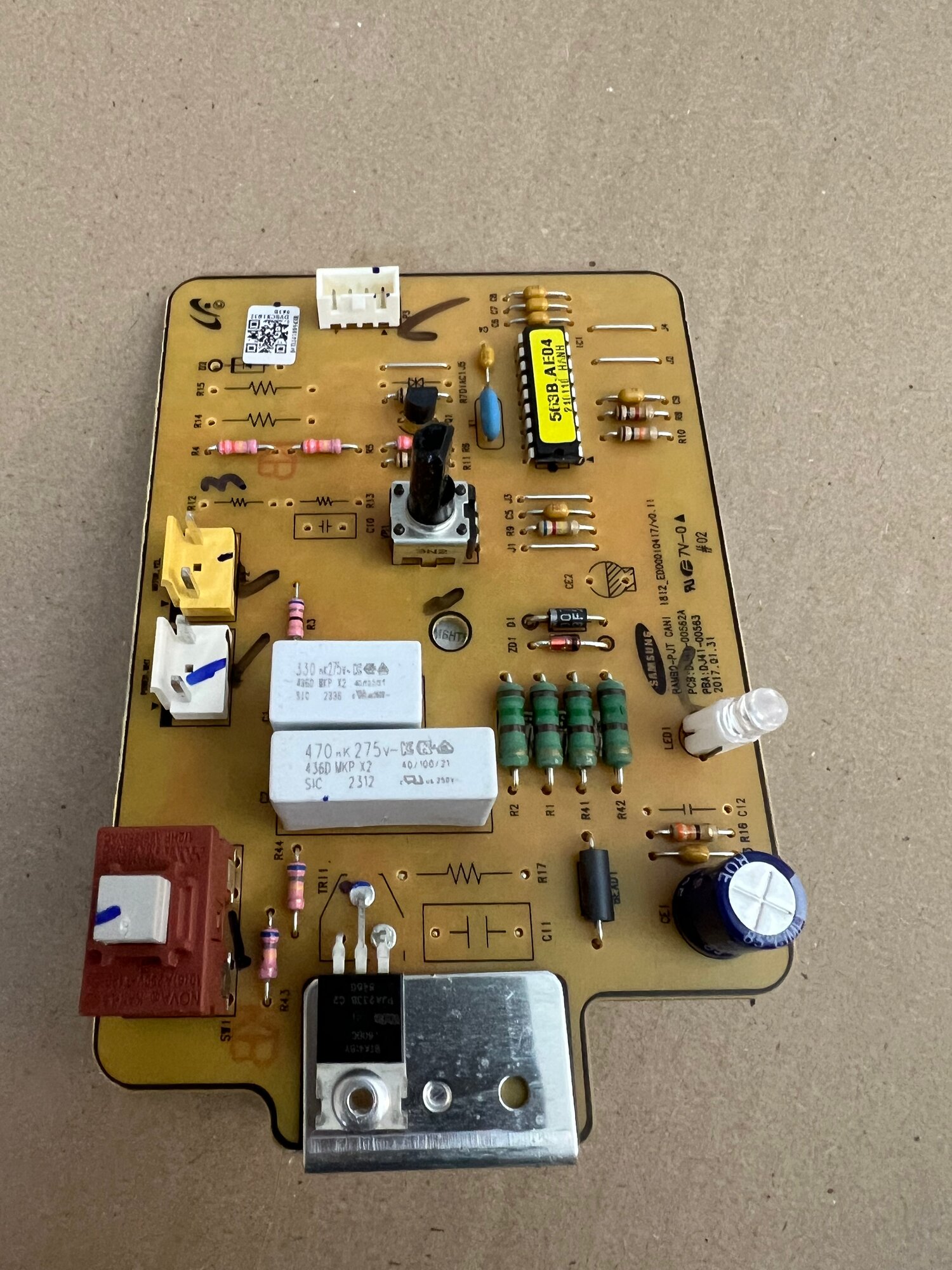 Плата управления DJ41-00376A DJ41-00382 для пылесоса SAMSUNG