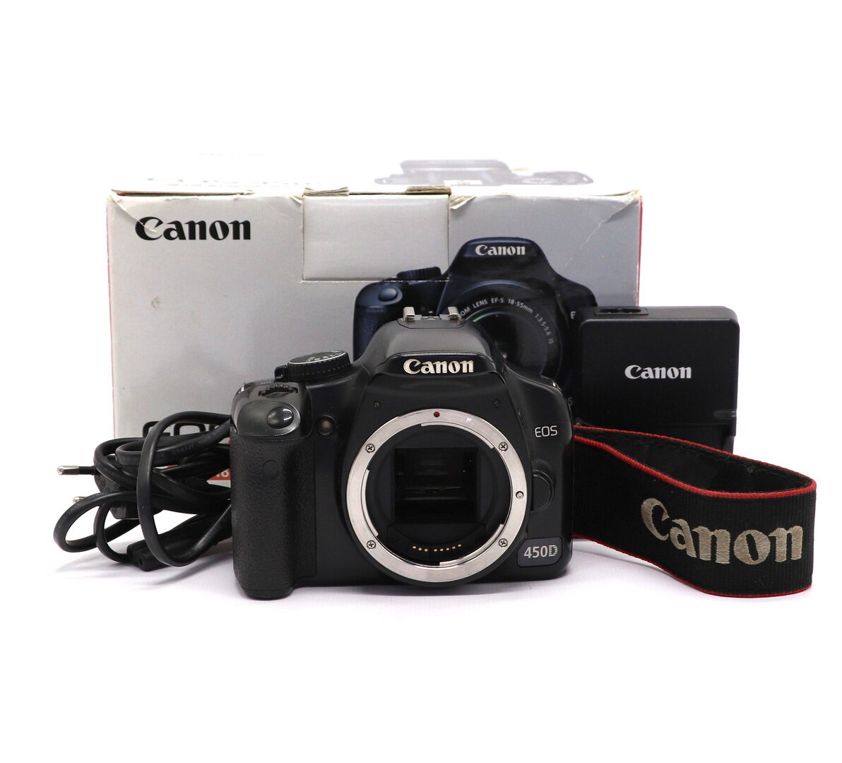 Canon EOS 450D body в упаковке (пробег 138805 кадров)