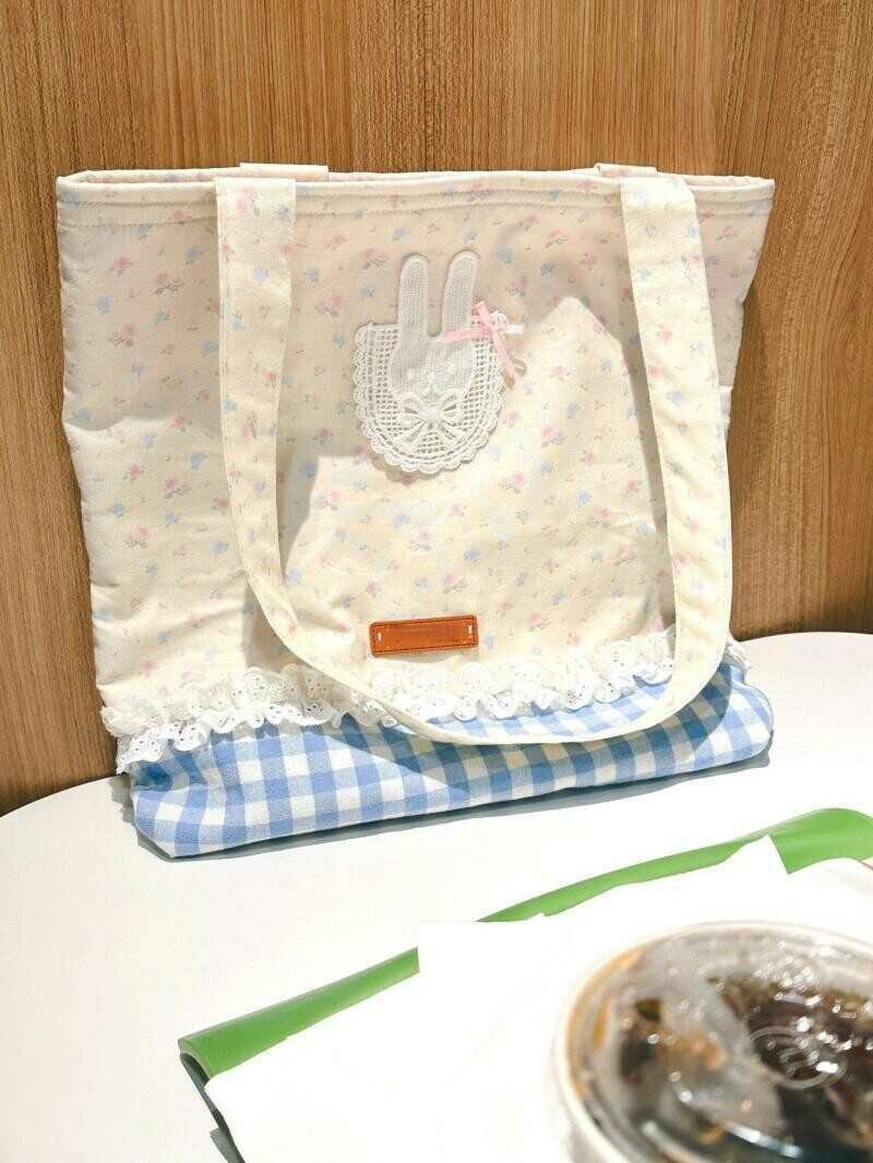 Французская нишевая мода, большая вместительная сумка через плечо 2024 года, новая печатная пэчворк, универсальная сумка для поездок под руку