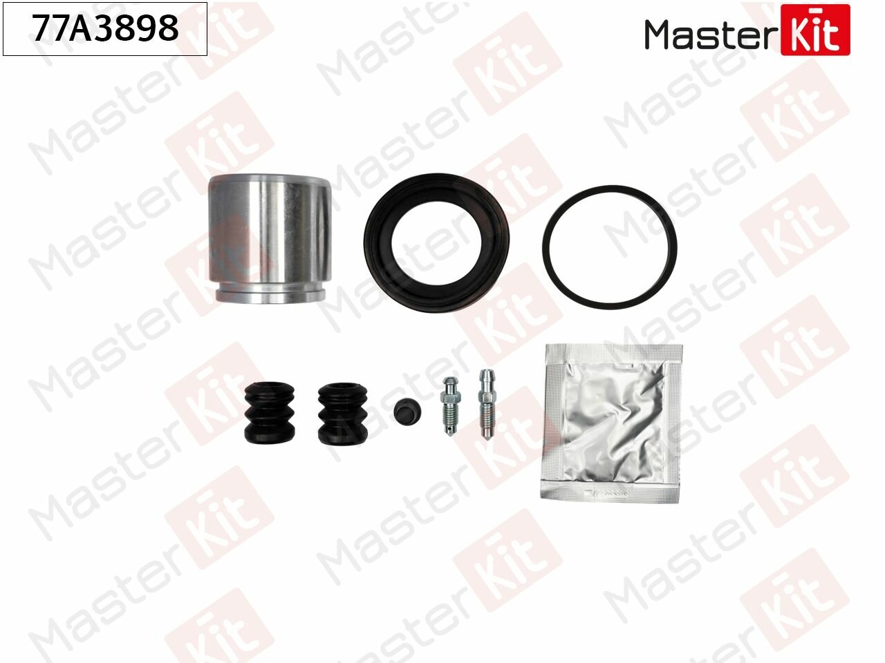 Ремкомплект переднего тормозного суппорта с поршнем Renault LOGAN I LS 2004 - MasterKit 77A3898
