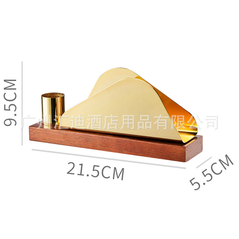 Коробка для салфеток из орехового дерева, настольный держатель для салфеток, коробка для салфеток из нержавеющей стали, стойка для салфеток в ресторане, вертикальная коробка для хранения салфеток