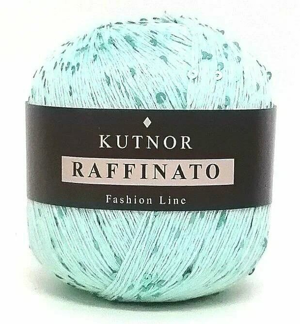 Пряжа c пайетками Kutnor Raffinato (064) 1 моток 50 г/415 м