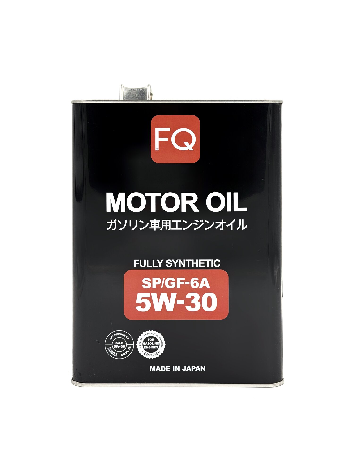 Масло моторное FQ Fully Synthetic SP/GF-6A 5W-30, 4 литра, для авто