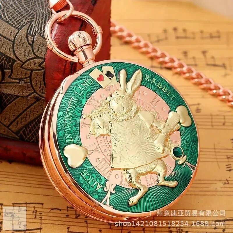 Карманные часы-Музыкальная шкатулка-Алиса в стране чудес