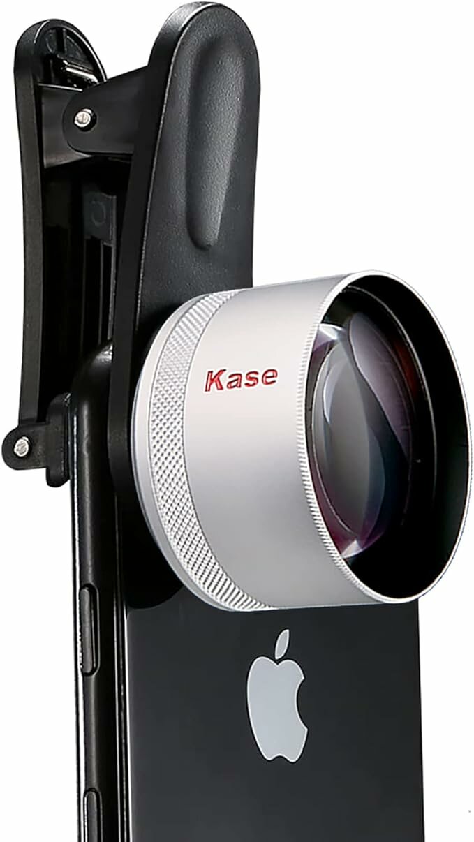 Объектив Kase HD Master Macro для iPhone 17, 16, 15, 14, 13, 12, Samsung Pixel, Android, макросъемка, насадка на объектив камеры телефона, боль