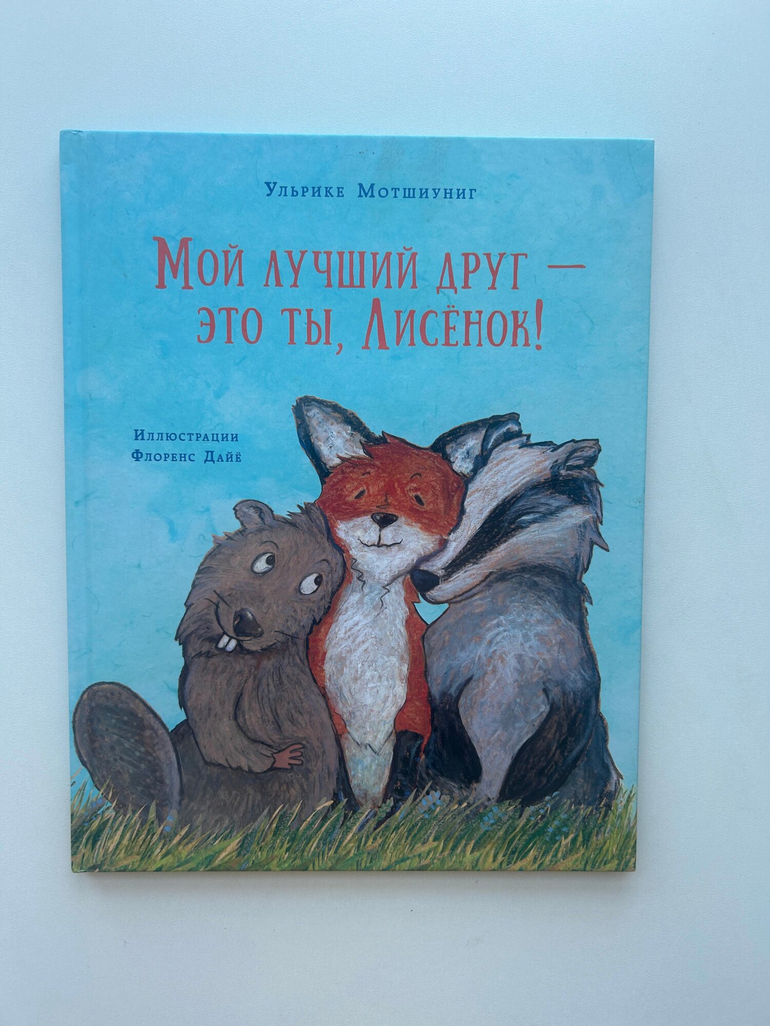Книга "Мой лучший друг - это ты, Лисенок!". Иллюстрации Флоренс Дайё. Издание 2018 года (second-hand книга)