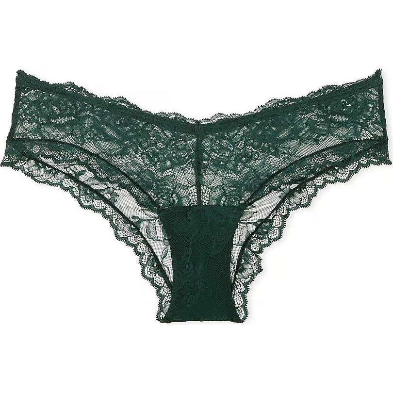 Трусы женские Victoria's Secret Very Sexy Rose Lace High Leg Cheeky Panty/BG Thong, S EU, 1 шт.