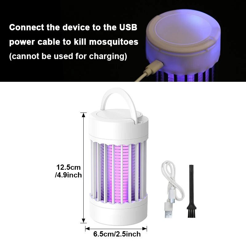 Белая USB-лампа-убийца комаров YNL