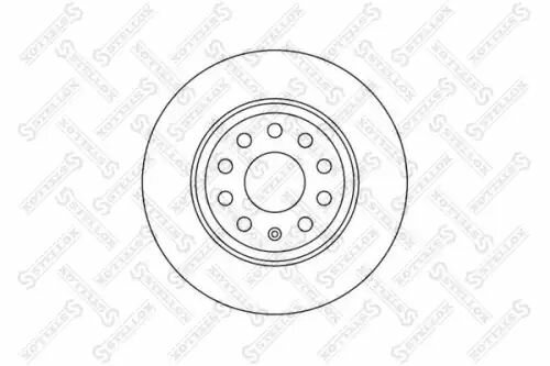 Диск тормозной задний VW PASSAT 1.6&2.0FSI 1.9&2.0TDI 05- STELLOX 602047116_SX
