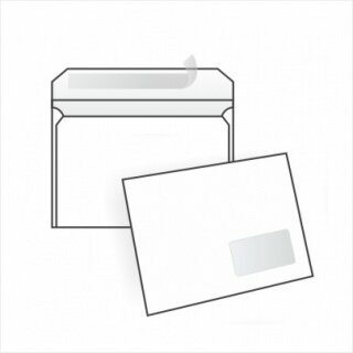 Конверт Драйв Директ С5 (162х229), окно 45х90 мм, клапан автомат, кор.1000 шт.