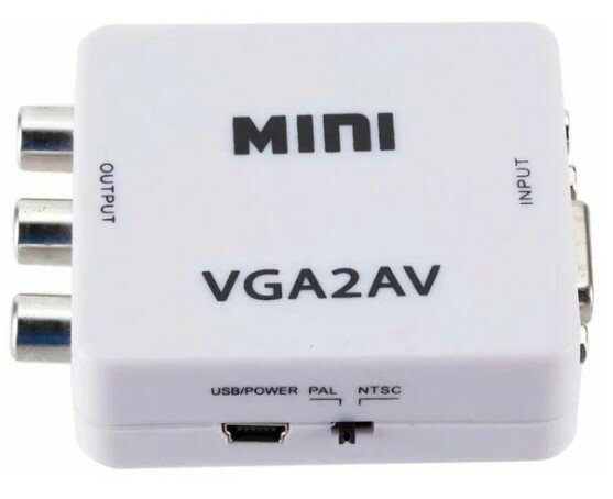 Конвертер переходник из VGA в AV (VGA2AV)