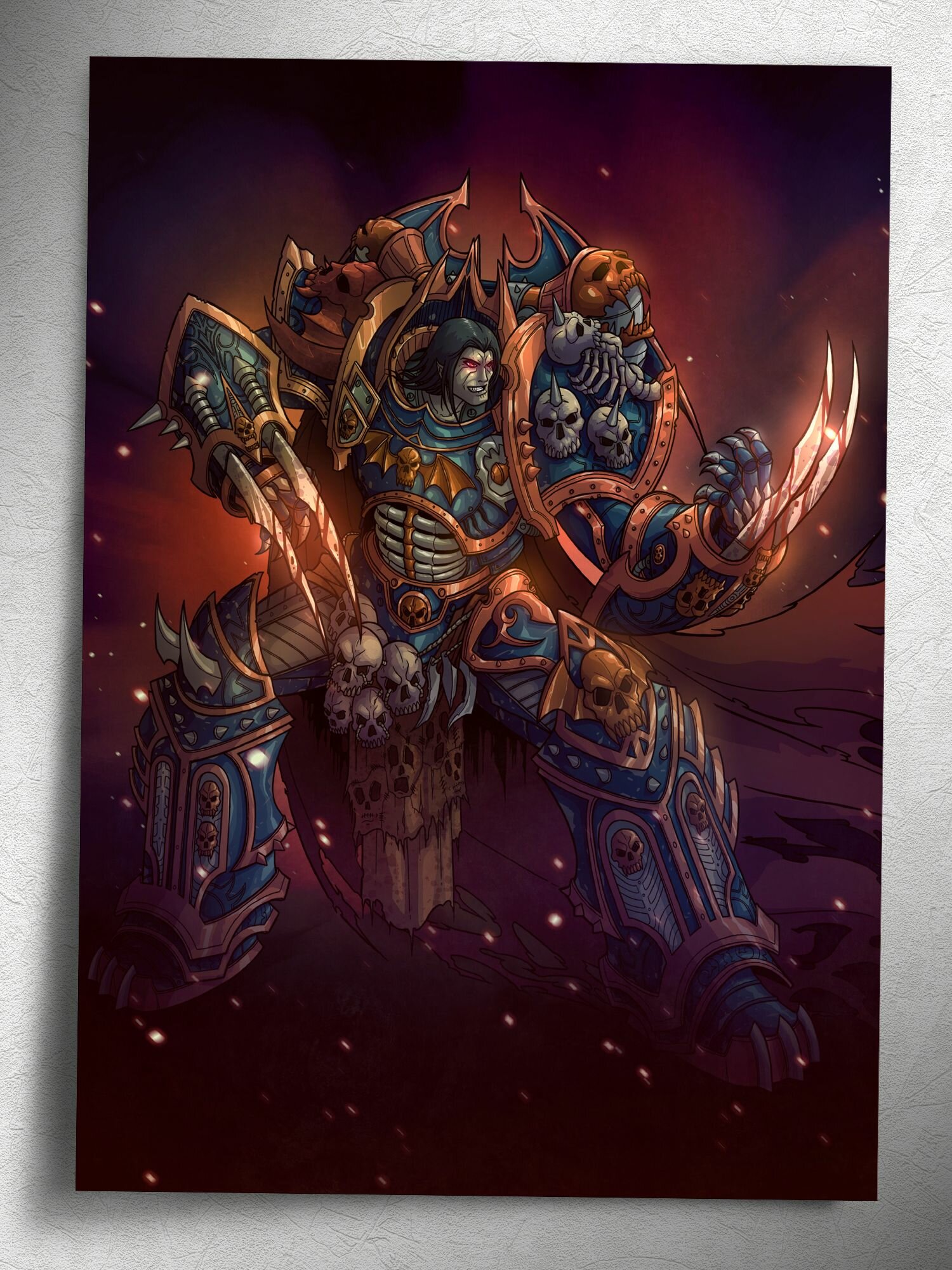 Постер: Конрад Керз (Повелители Ночи, Вархаммер 40000, Warhammer)