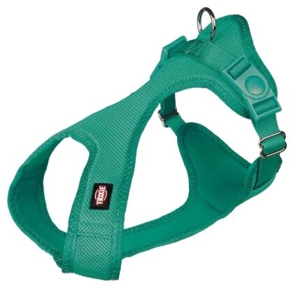 Шлейка TRIXIE Soft XS–S, обхват шеи 30-45 см, бирюзовый, XS