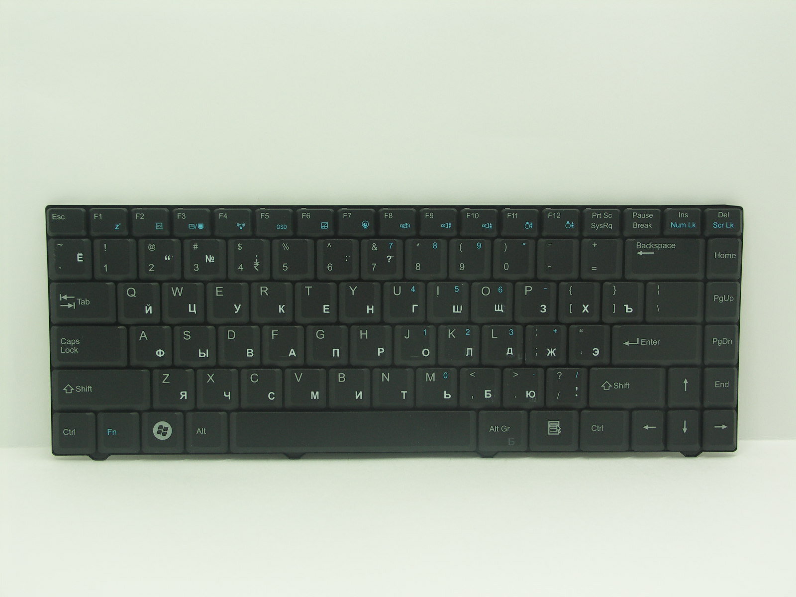 Клавиатура для DNS Hasee Q1000 F4000 F233 Q550 P/N: MP-09P88PA-F515 MP-07G36SU-36013