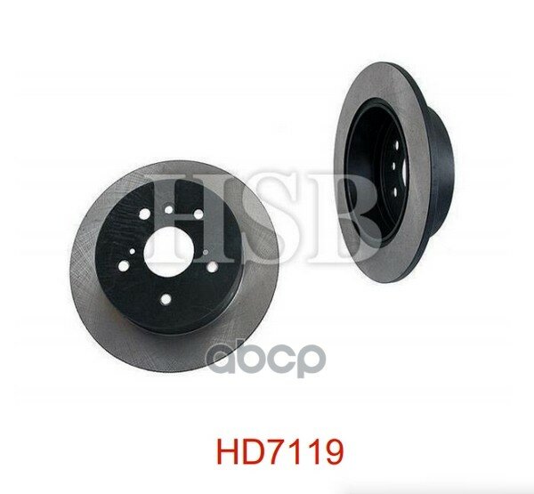 Диск тормозной задний LEXUS: ES 3.5 06-12, TOYOTA: CAMRY 2.4/3.5 01-06, CAMRY 2.0/2.5/3.5 06- HSB арт. HD7119