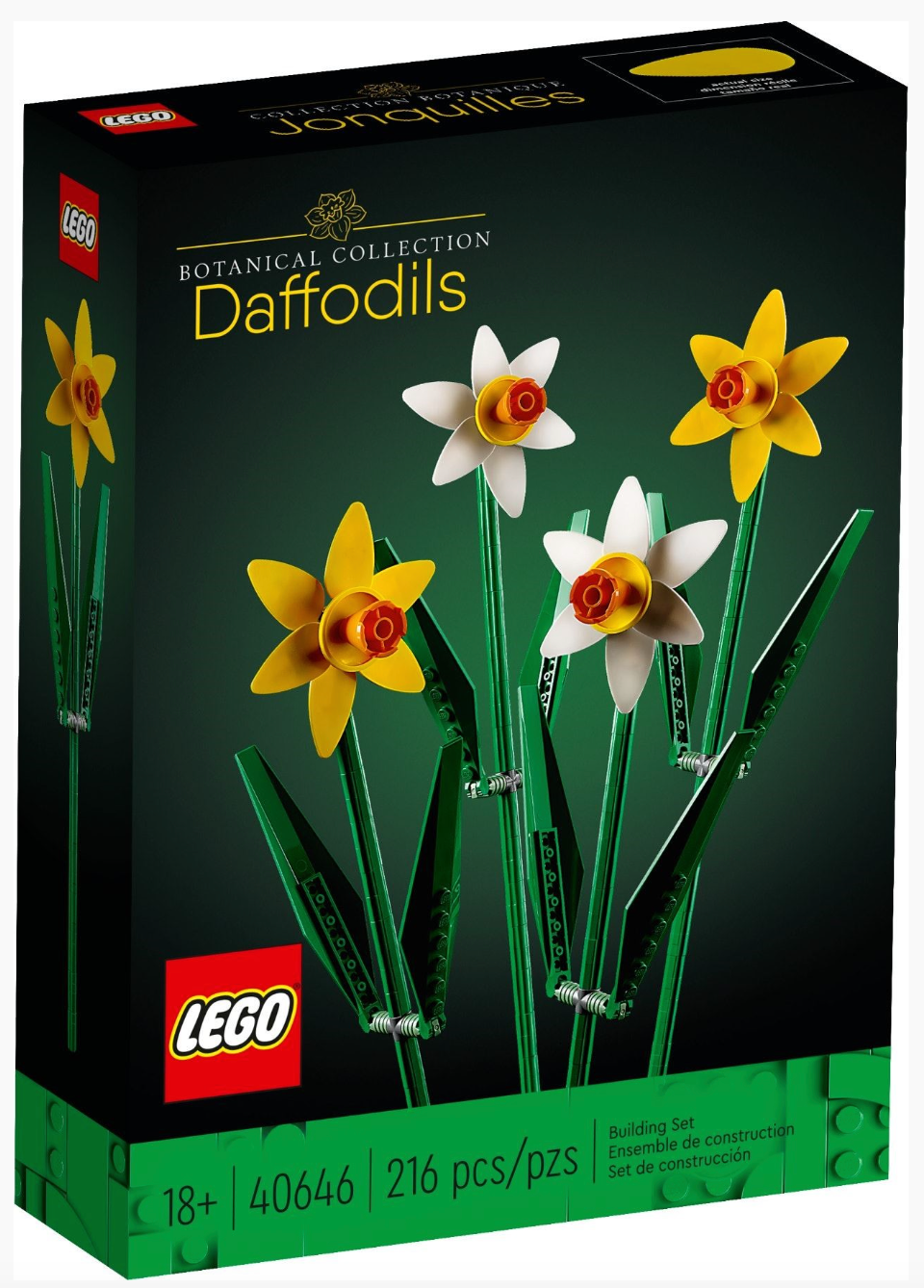 Конструктор botanical LEGO Icons 40646 Нарциссы, 216 деталей