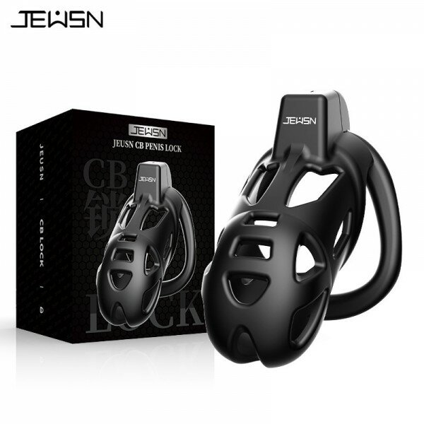 Пояс верности для мужчин JEUSN Male Chastity Cage Invisible Lock M-size