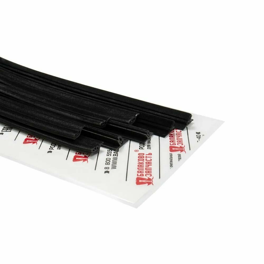 Уплотнители опускного стекла (бархотки) для ВАЗ 2109, 2114-15 нижние комплект 8 шт. арт 08468