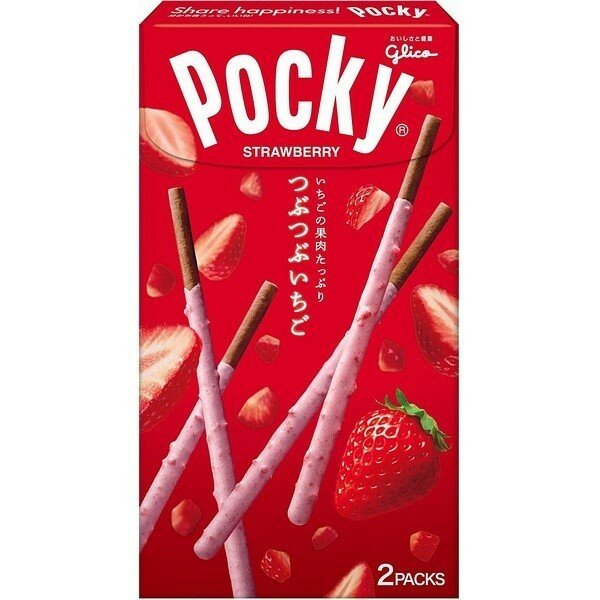 Палочки Поки с клубничным вкусом в шоколаде Pocky, 55г, Япония