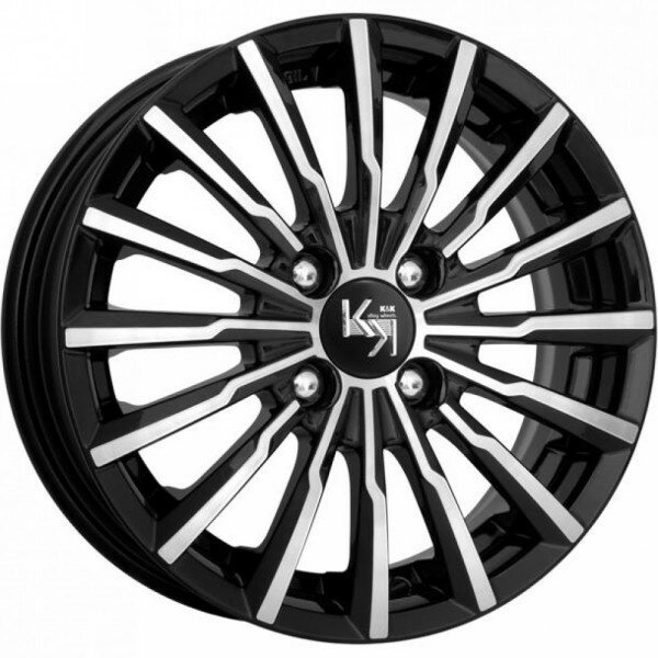 Колесный диск КиК Акцент (КС562) 7x17 5x112 ET49 57,1 Алмаз черный