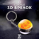 Брелок Ma&eR, желто-оранжевый