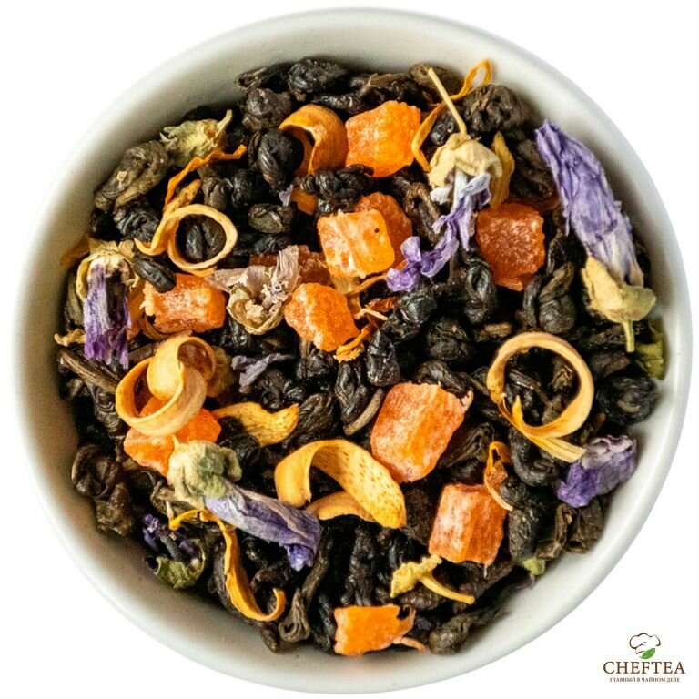 Китайский зеленый чай с манго и абрикосом "Египетские ночи" , 250 гр