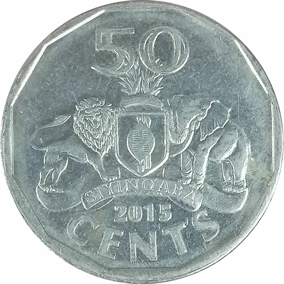 50 центов 2015 Свазиленд из оборота