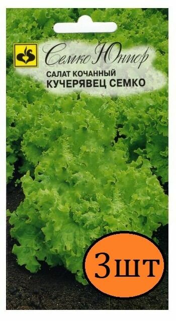 Семена Салат Кучерявец "Семко" 1г 3 пакетика