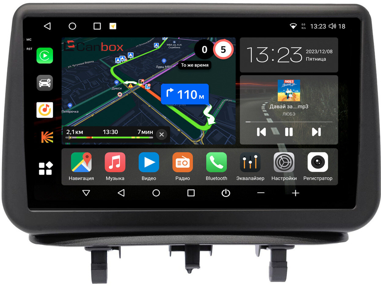 Штатная магнитола Canbox M-Line 2K 4177-9-1455 для Opel Meriva B 2010-2018 на Android 10 (4G-SIM, 2/32, DSP, QLed)