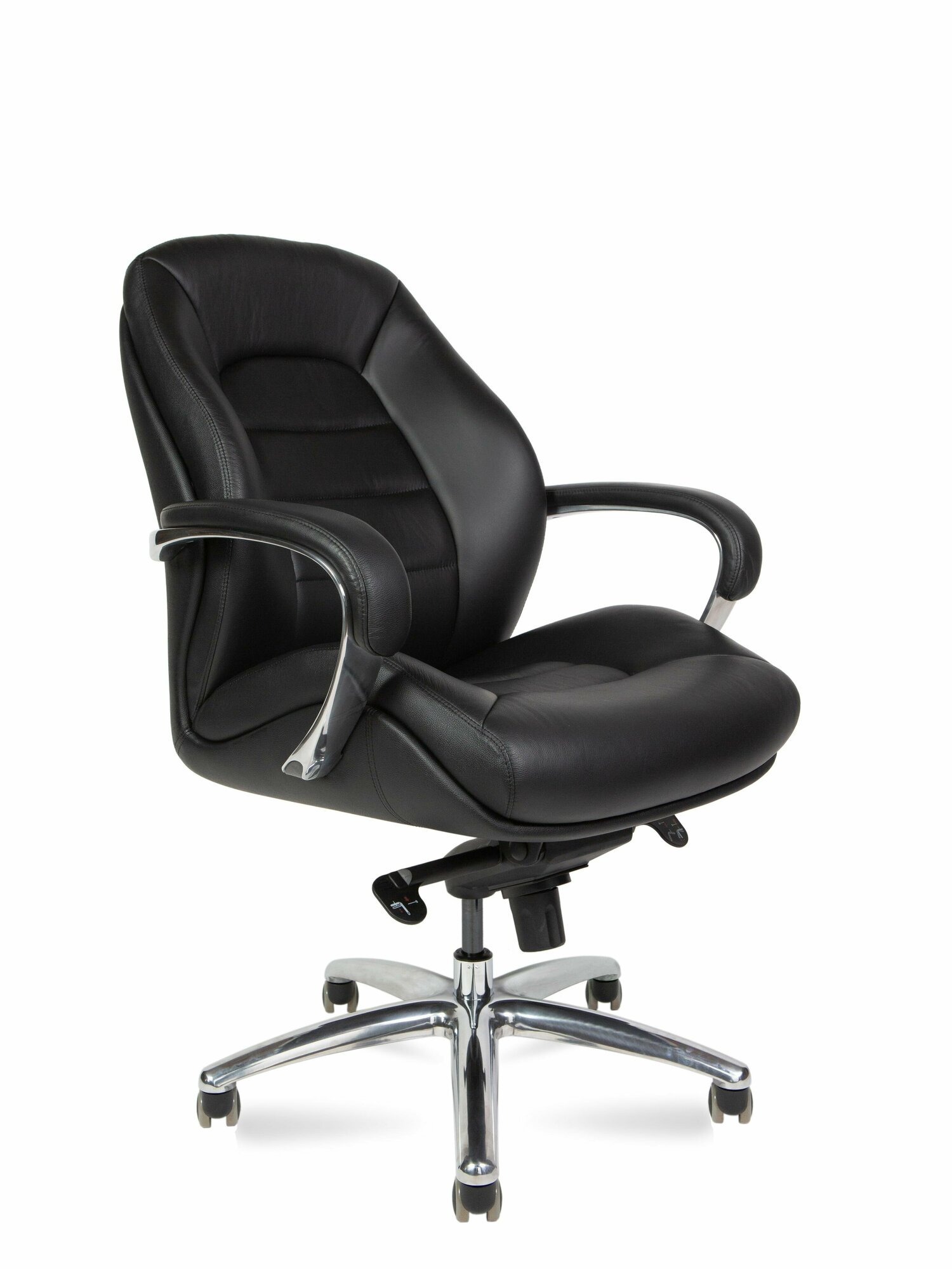 Кресло для руководителя Norden Porsche LB Black Leather кожа