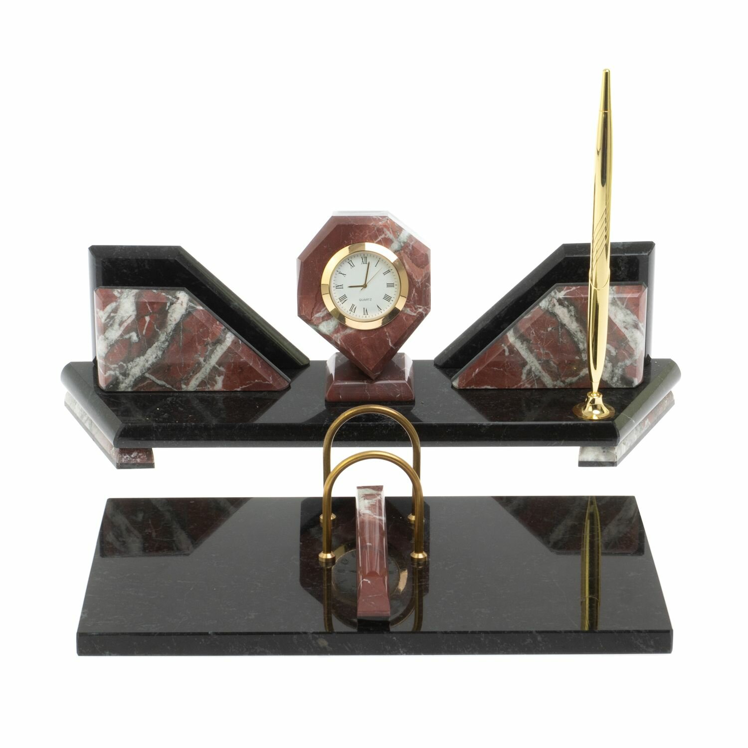 Настольный набор из камня "Эталон" креноид 127007