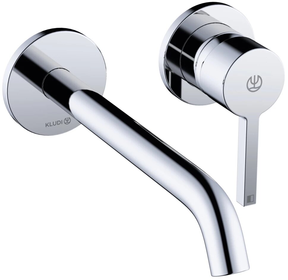 Смеситель для раковины Kludi Nova Fonte Pura 202450515 встраиваемый, без донного клапана, хром