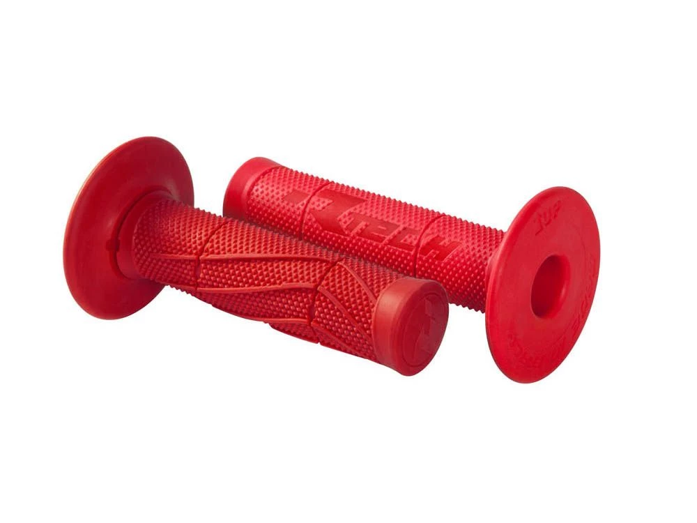 Ручки на руль (грипсы) Wave Soft Grips 115мм красные Rtech R-MPRWAVERS015