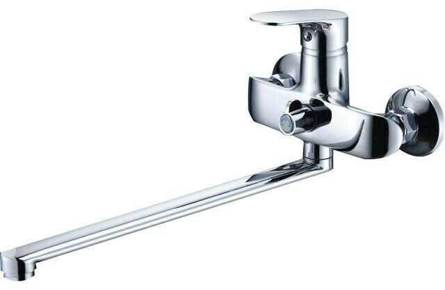 Смеситель для ванны с длинным изливом и душем ECONOCE D35-A 250 (EC0253)