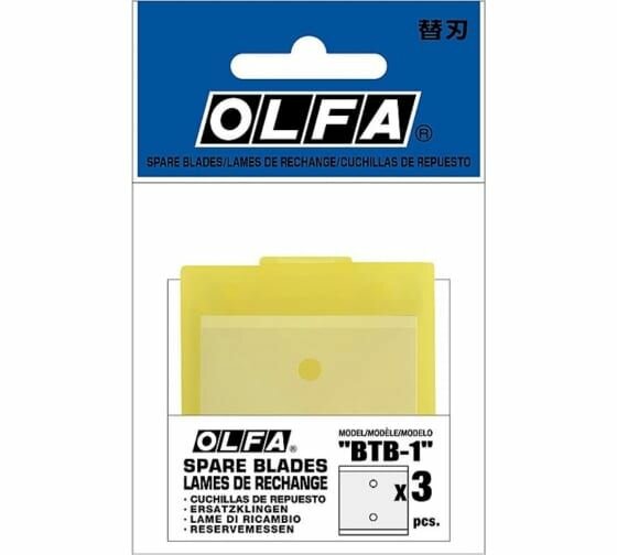 Лезвия для скребка OLFA BTC-1/DX Hobby Craft Models 3 шт.