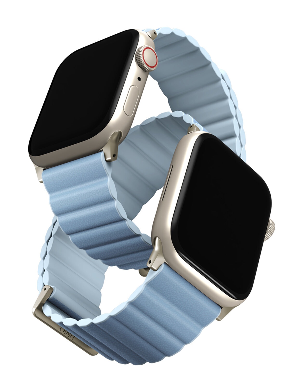 Ремешок Uniq Revix Premium Edition для Apple Watch 42-41-40 mm, Arctic/Soft Blue (1 шт)