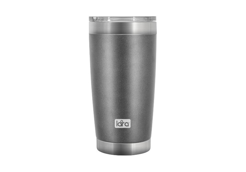 Термокружка LARA LR04-25 560мл, двойные стенки, вакуум, сталь