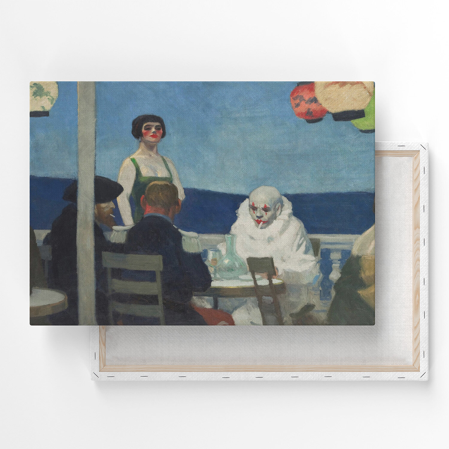 Картина на холсте, репродукция / Эдвард Хоппер - Soir Bleu / Размер 30 x 40 см