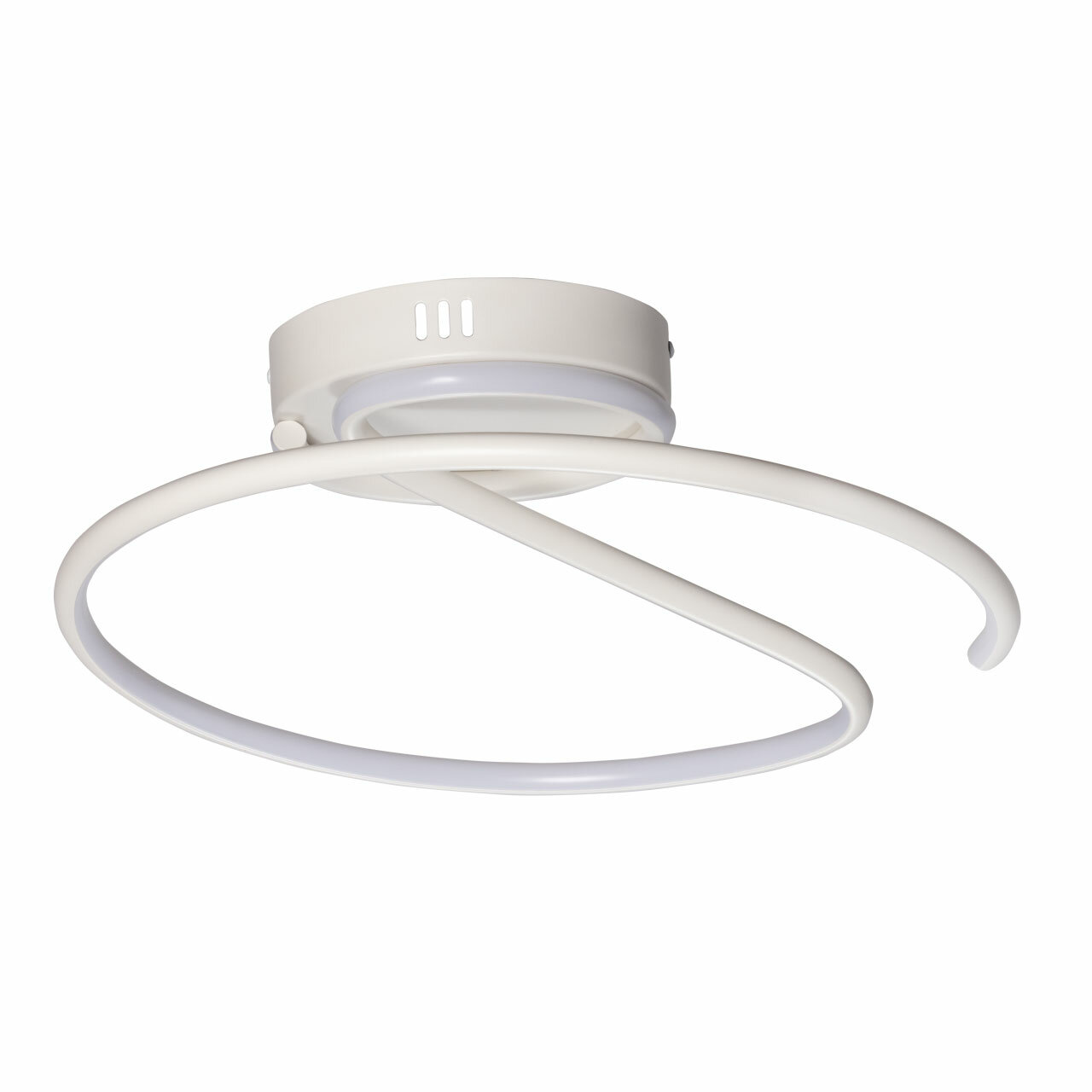 Светильник потолочный, люстра светодиодная De Markt Аурих 108010201, 30W LED, цвет: белый