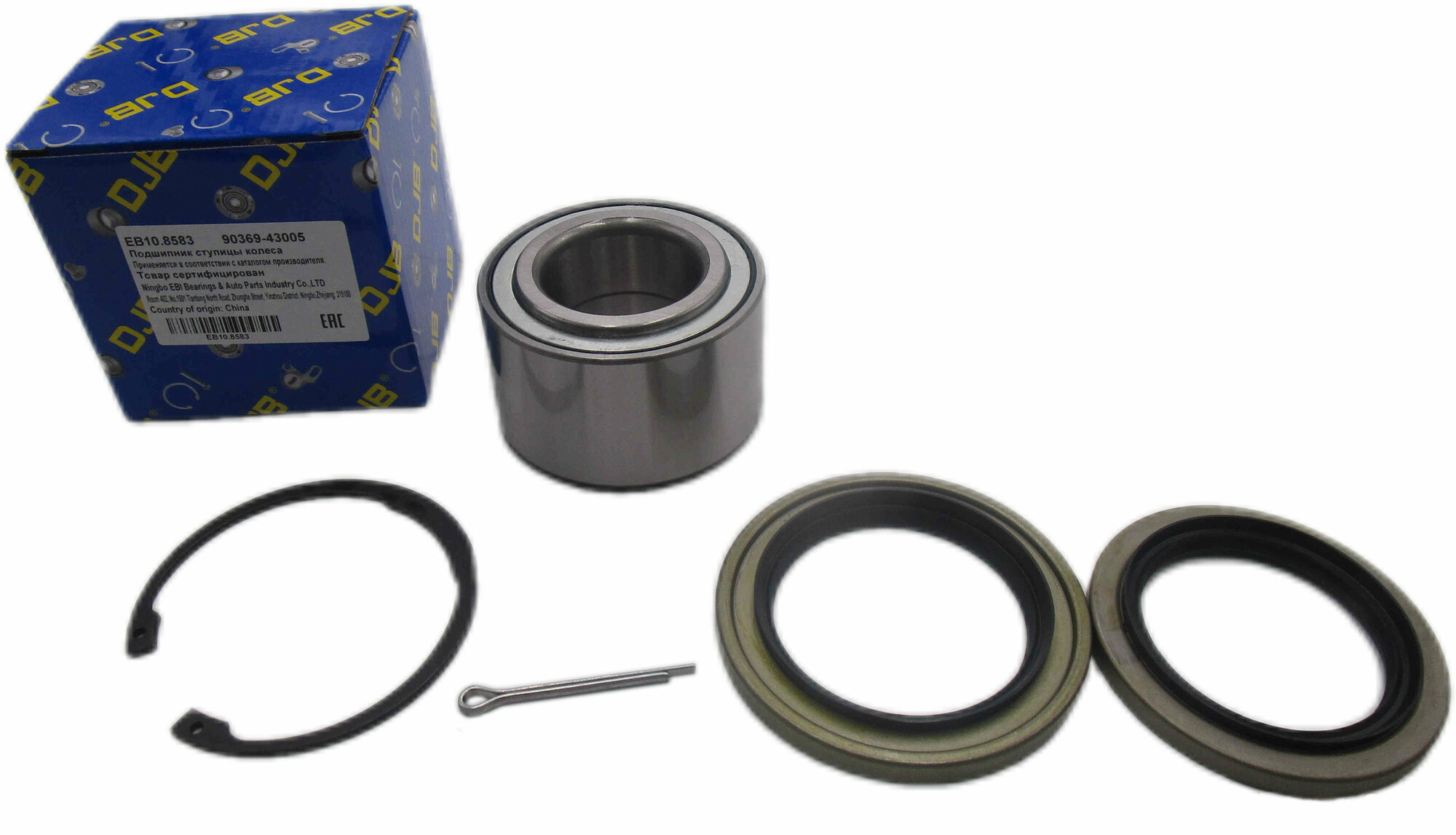 Подшипник ступицы колеса (комплект) зад прав лев DJB EB10.8583