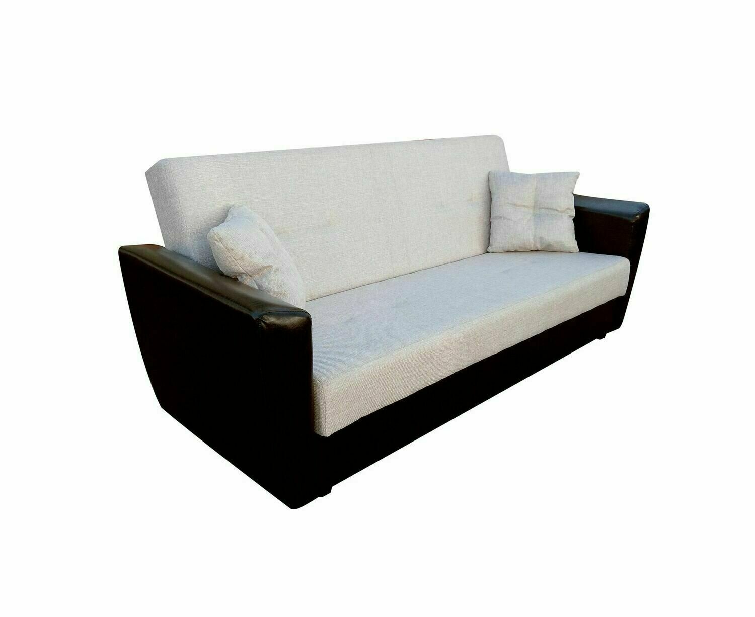 Диван Fotodivan Амстердам Рогожка 120 Бежевый Размеры: Высота 1000мм Глубина 1050мм Ширина 2120мм