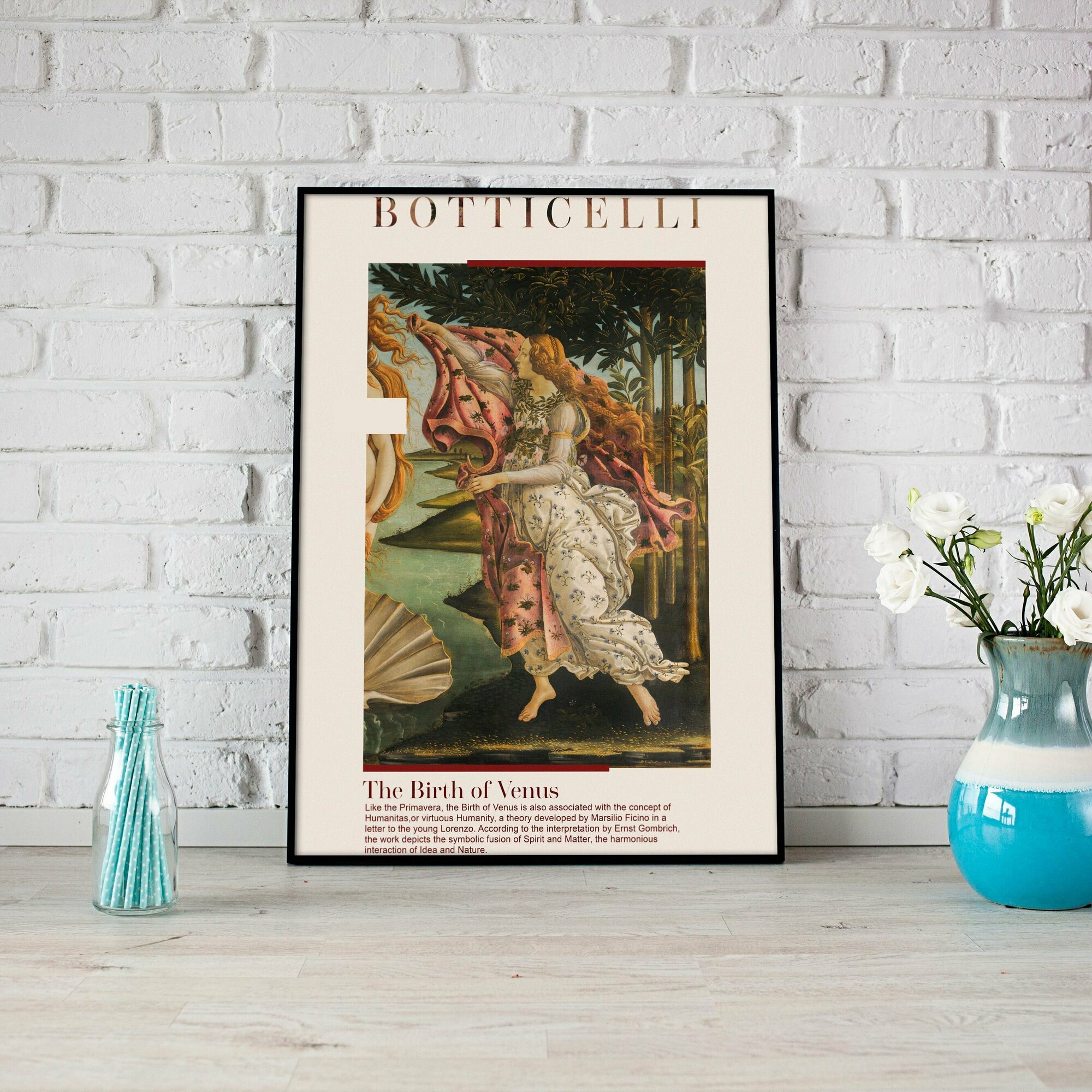 Постер "Рождение Венеры" - Сандро Боттичелли #3 50x70