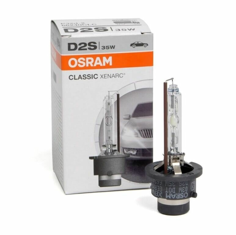 OSRAM D2S 4300K Лампа ксеноновая автомобильная серия CLASSIC XENARC 35W 66240CLC PK32d-2