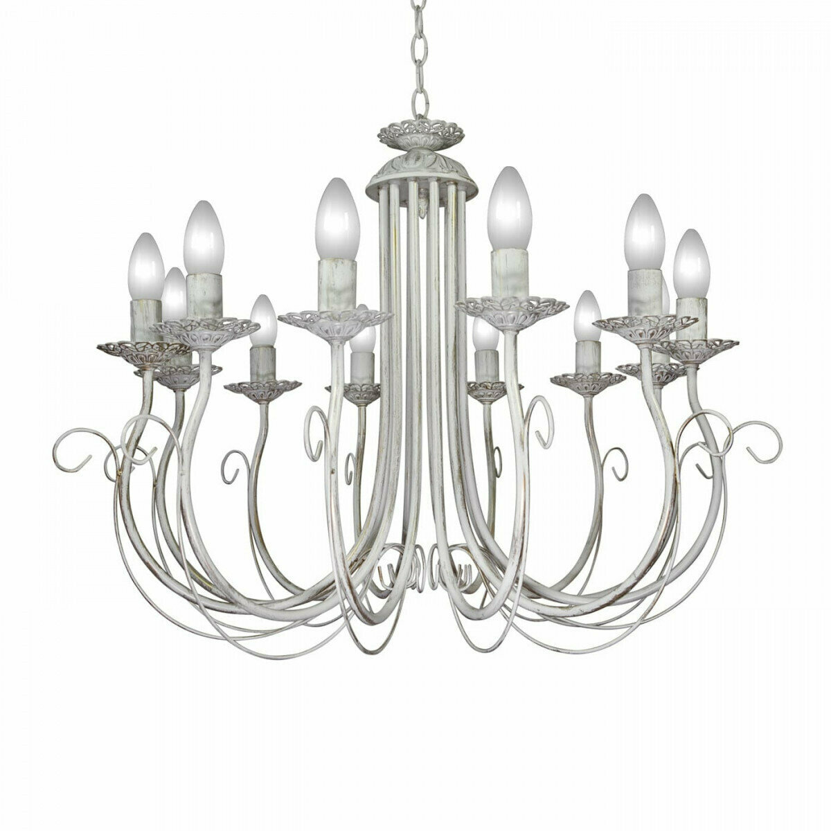 Люстра подвесная большая для зала Петрасвет Россия S1166-12