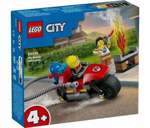 Конструктор LEGO City Мотоцикл пожарно-спасательных служб (Lego 60410)